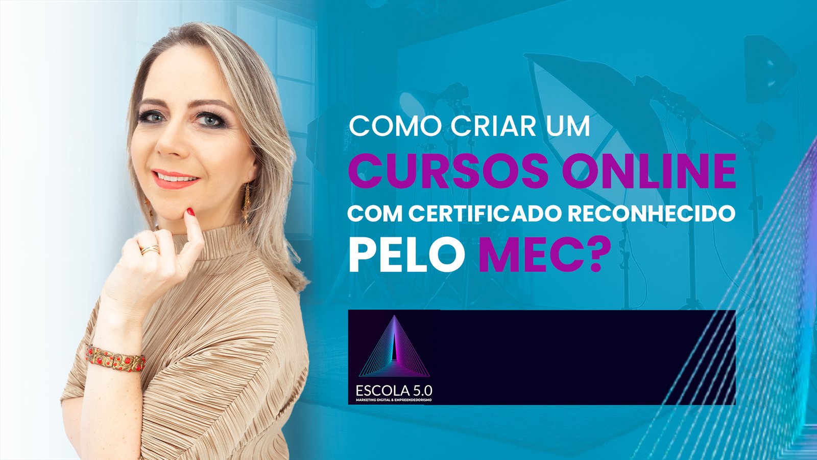 Como Criar Um Curso Online Com Certificado Reconhecido Pelo MEC - Profa PhD Renata Correa